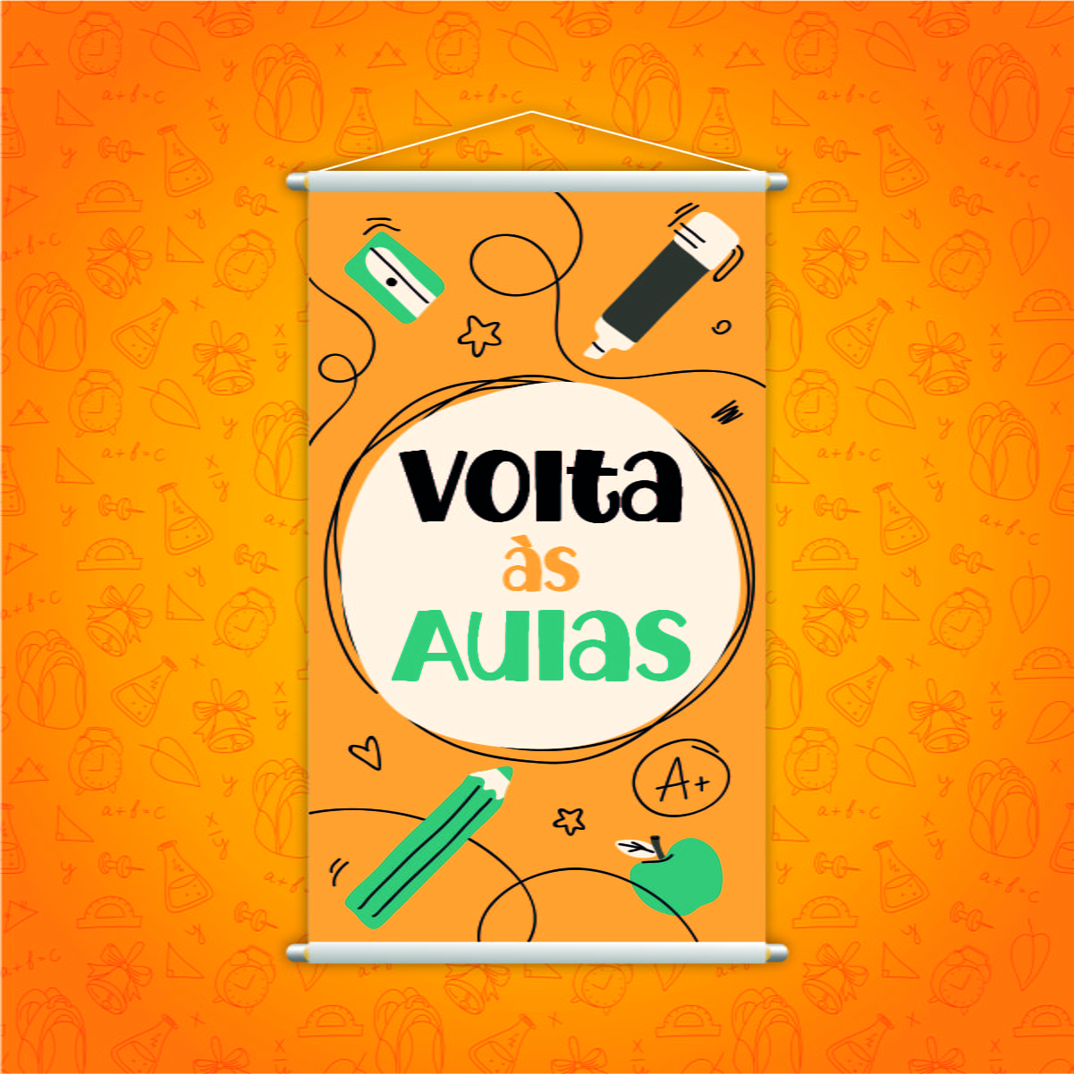Volta às Aulas Banner Amarelo Escolar Pedagógico - Loja PlimShop Volta às Aulas Banner Amarelo Escolar Pedagógico - Loja PlimShop